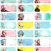 48/96 Frozen Personalised Name Label Stickers Medium - Etsy