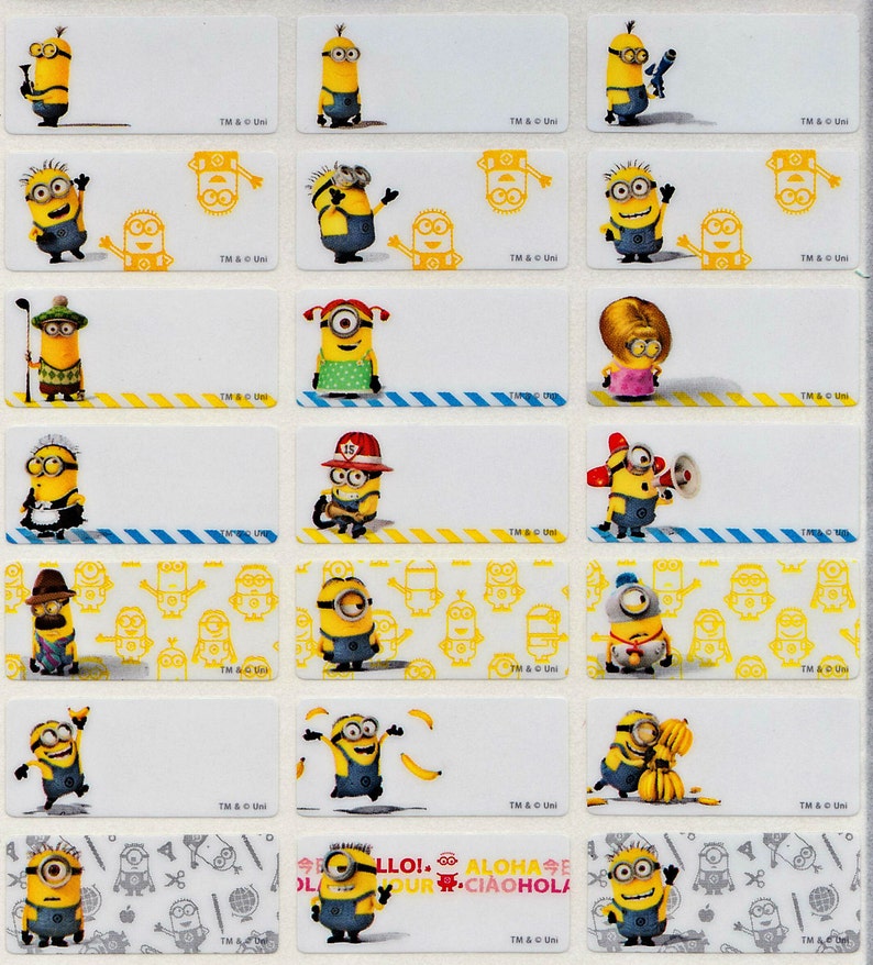 Character Label Party Pack (23 Designs to Choose From) Make That ...