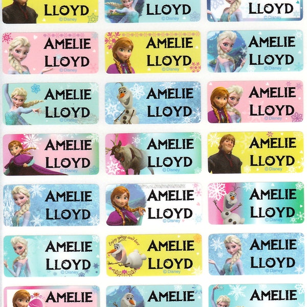 Frozen Name Tag - Etsy