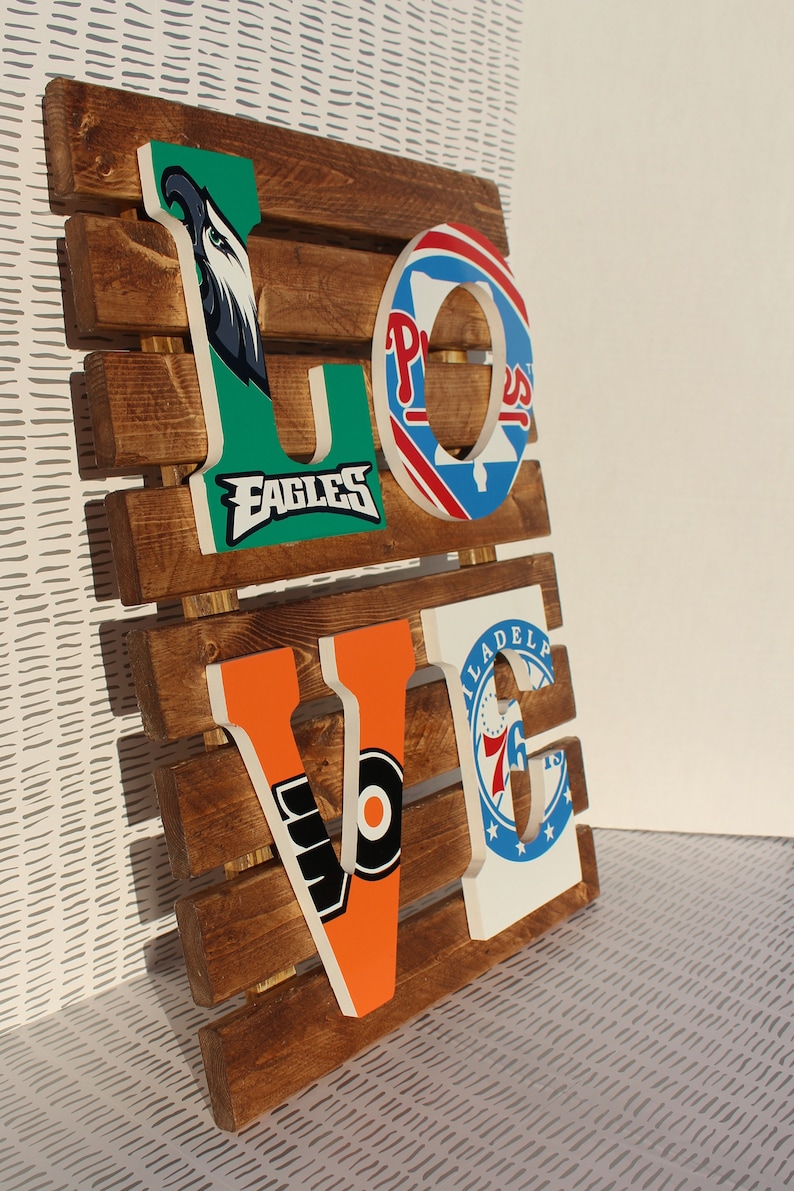 Philly Love Sign- Sports Edition - Etsy