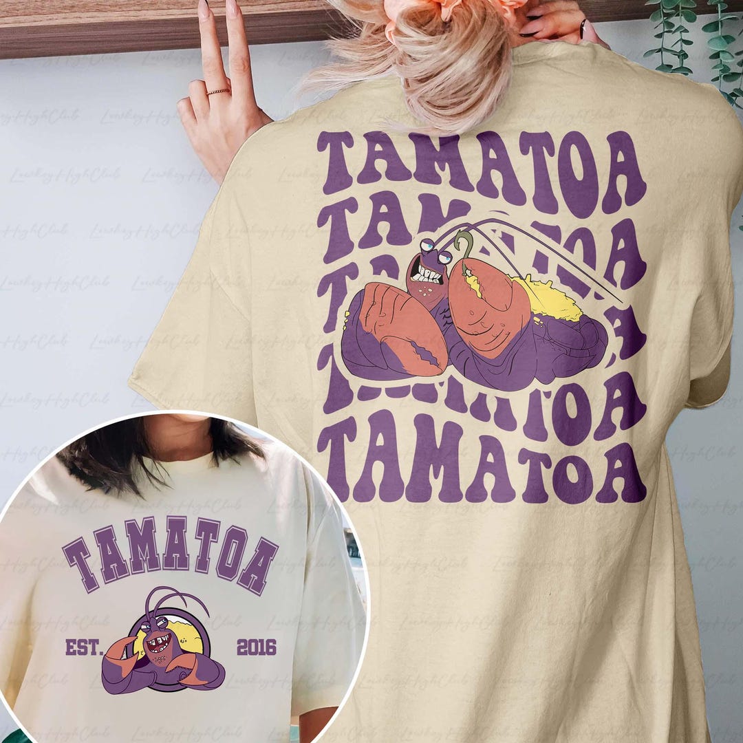 Disney Tamatoa Crab 2 Sided Shirt, Disney Tamatoa Villians Shirt ...