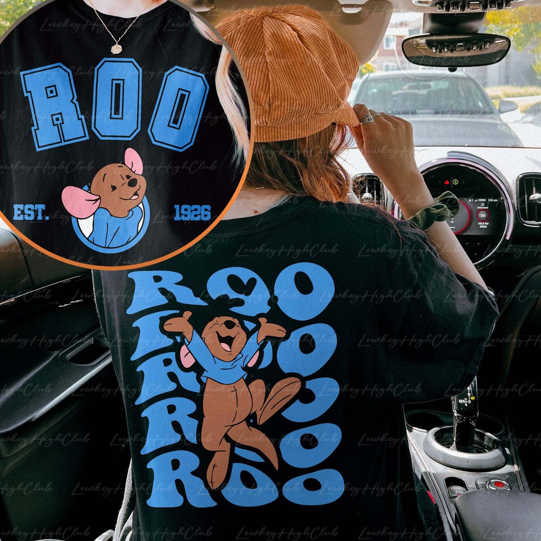 Roo Winnie Pooh 2 Sided Shirt, Disney Winnie the Pooh Roo Shirt, Kanga ...
