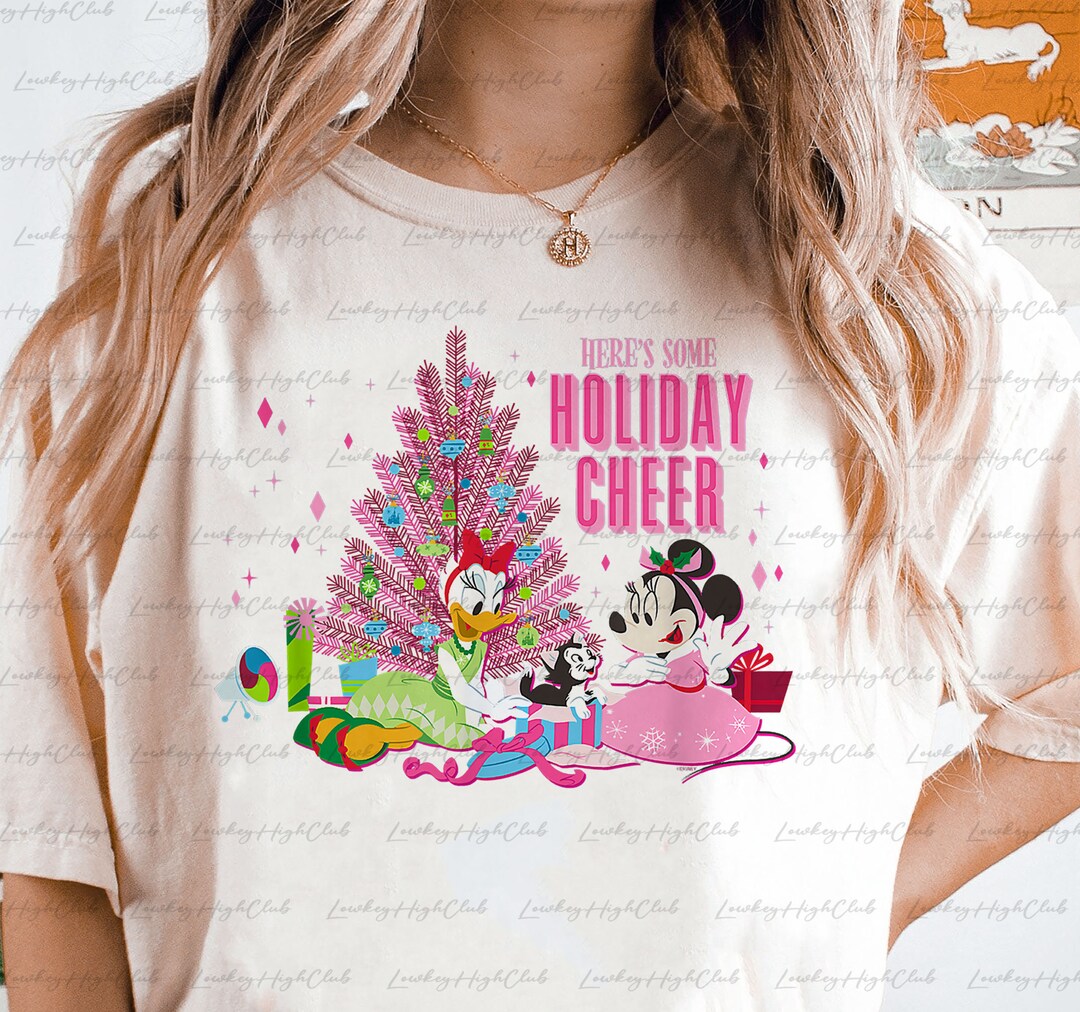 Minnie Daisy Holiday Cheer Shirt, Disney Besties Christmas Shirt, Retro ...