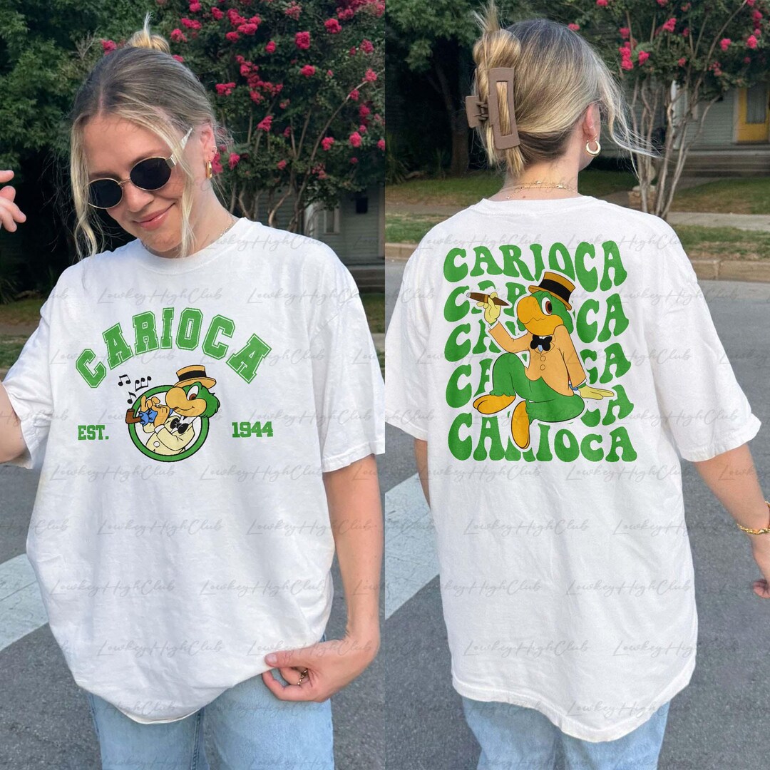 Disney Carioca Retro 2 Sided Shirt, Carioca Bird Shirt, the Three ...