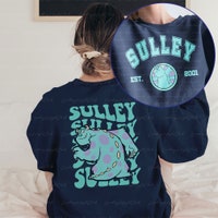 Sulley Monsters Inc 3D Shirt, Big Green and Purple Monster Costume ...