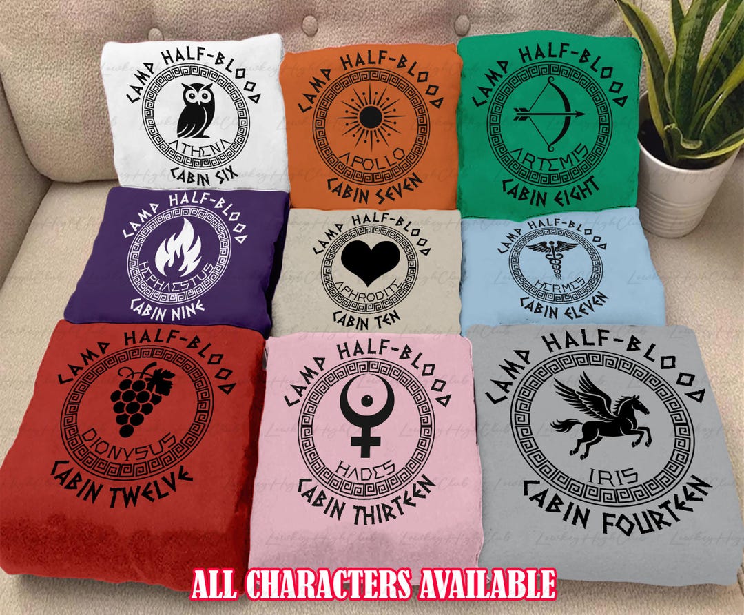 Demigods Camp Half Blood Shirt, 13 Cabins Groups, Camp Jupiter Shirt ...