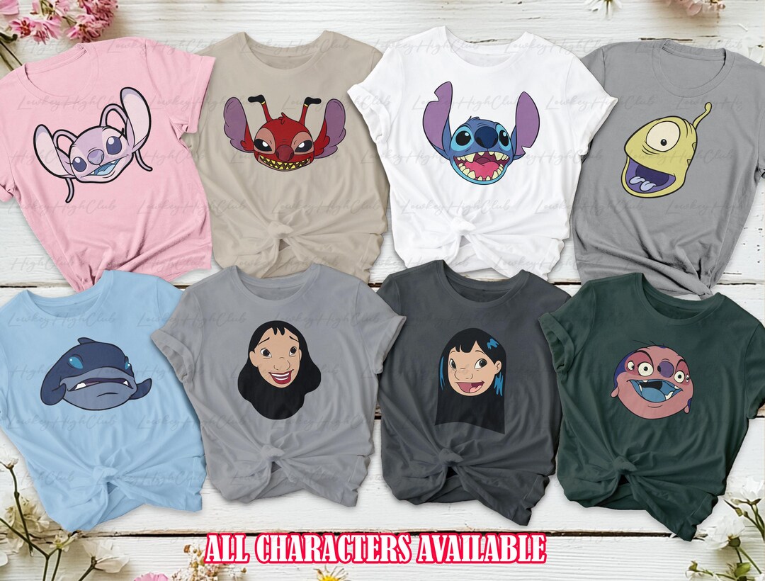 Custom Lilo & Stitch Squad Shirt, Disney Stitch Characters Shirt, WDW ...