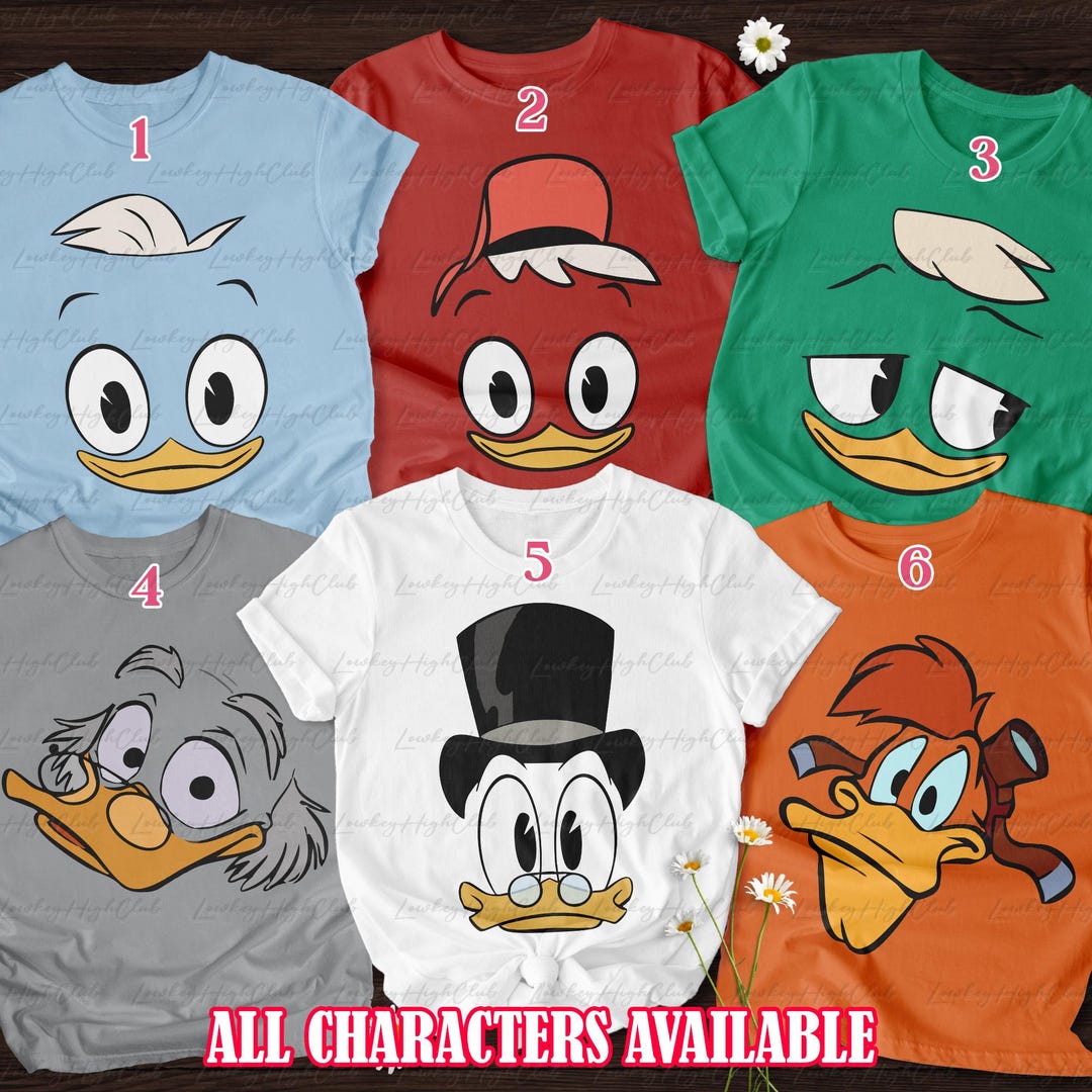 Ducktales Cartoon Big Face Costume, Louie Huey Dewey, Donald Ducks ...