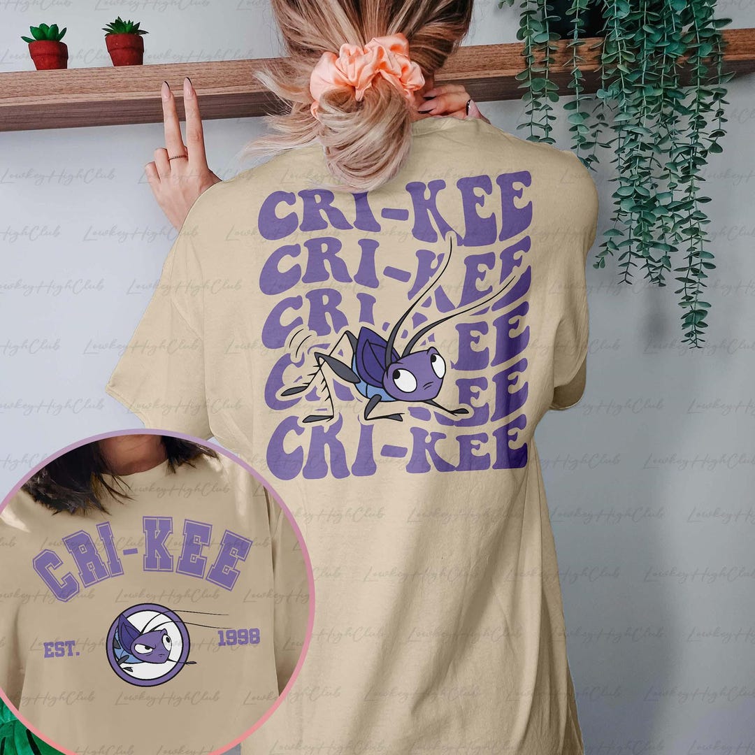 Cri Kee Mulan Character 2 Sided Shirt, Mulan Li Shang Mushu Cri Kee ...