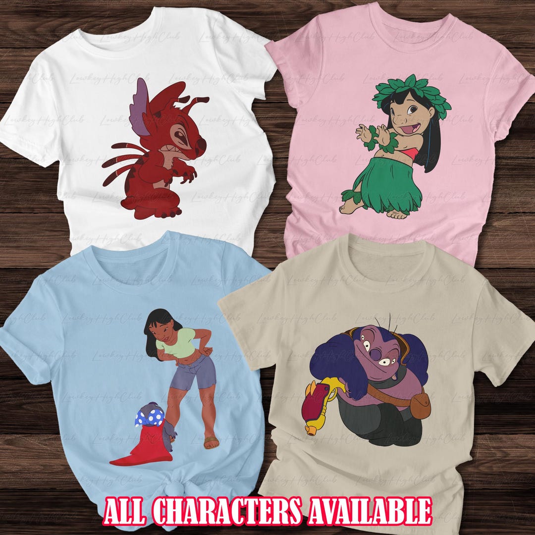 Disney Lilo & Stitch Squad Shirt, Family Disney Stitch Shirt, Disney ...