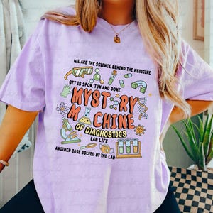 Lab Week 2025 Laboratory Team Shirt, Mystery Machine of Diagnostics ...