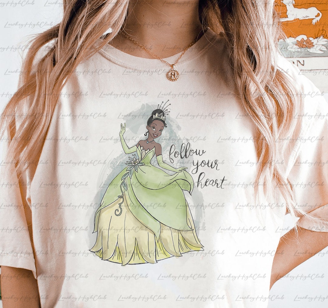 Retro Tiana Princess Disney Shirt, Tiana the Frog Shirt, Follow Your ...