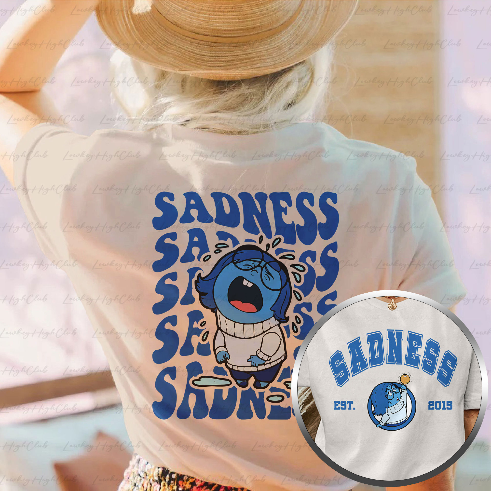 Sadness Inside Out 2 Sided Shirt, Disney Sadness Shirt, Inside Out ...
