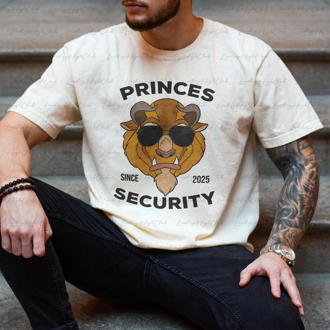 Personalized Beast Dad Princess Security Shirt, Disney Dad Uncle Shirt ...