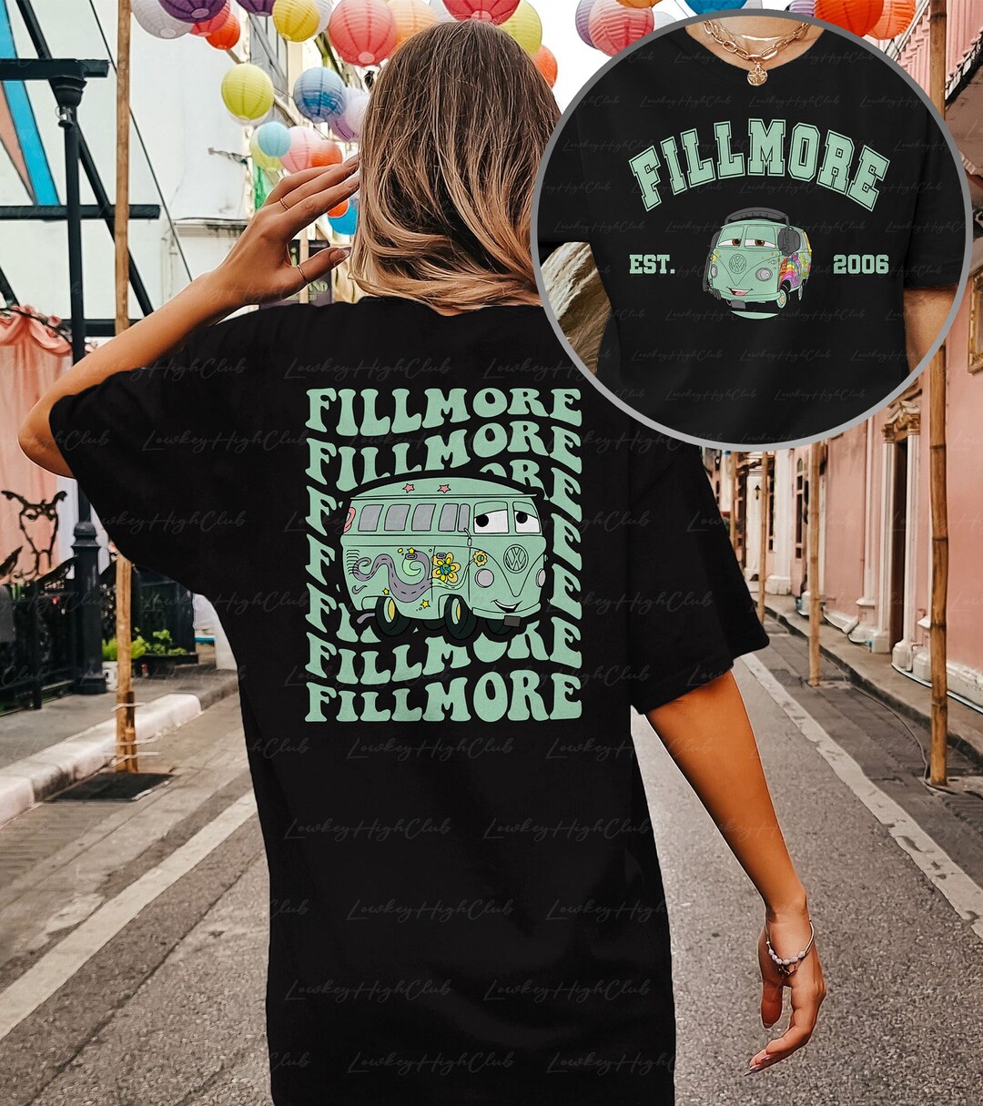 Disney Fillmore Cars 2 Sided Shirt, Cars Fillmore Shirt, Fillmores ...