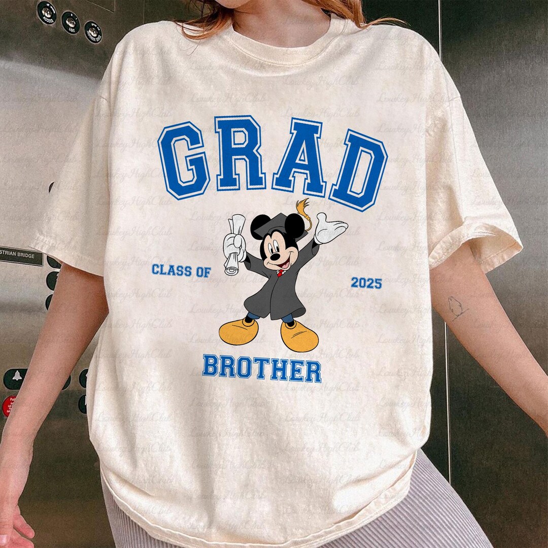 Custom Mickey Graduation Shirt, Class of 2025 Disney Shirt, Mickey ...