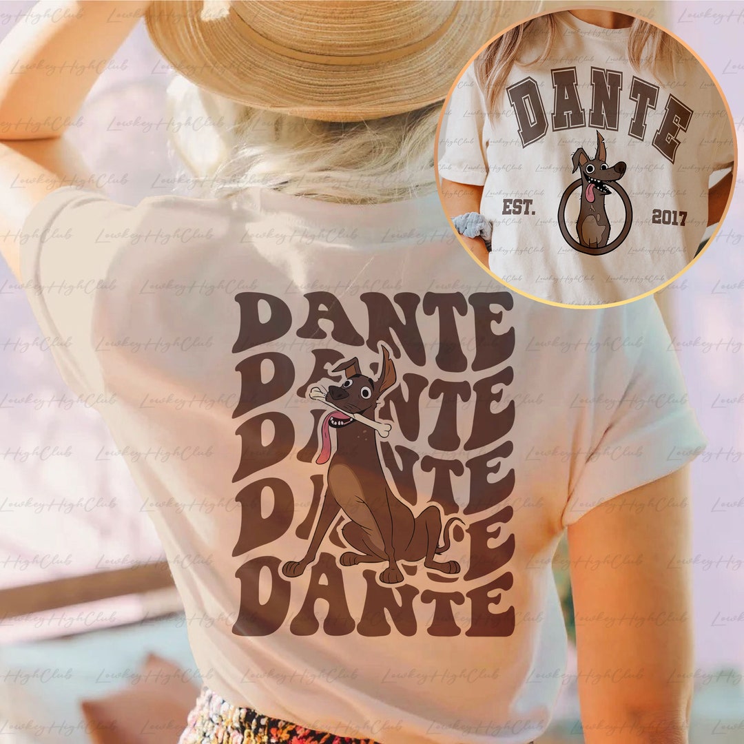 Dante Disney Coco 2 Sided Shirt, Dante Alebrije Spirit Animal Shirt ...