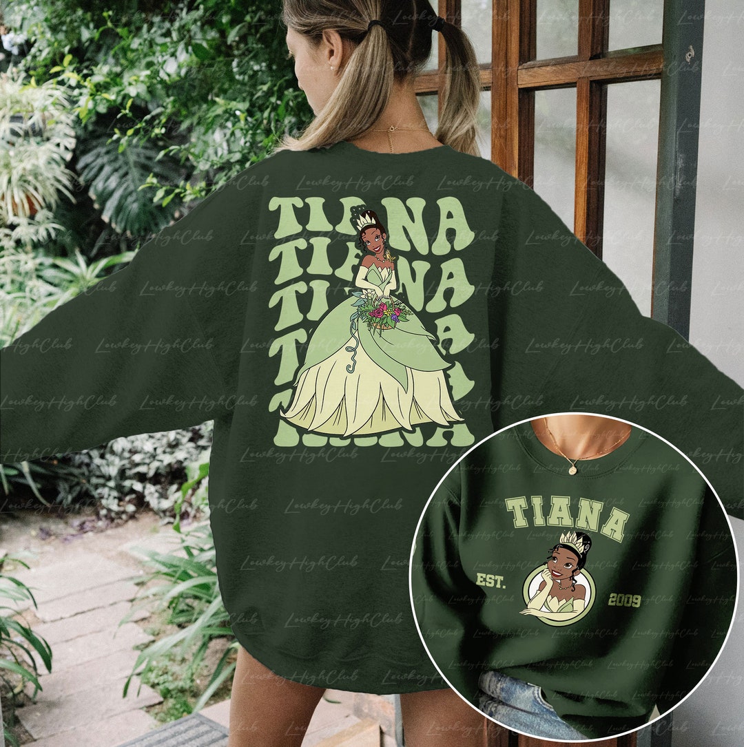Disney Tiana 2 Sided Sweatshirt, Princess Tiana Shirt, Tiana the Frog ...
