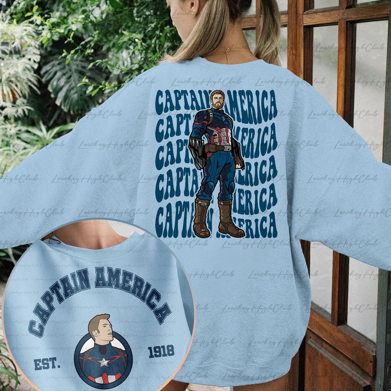 Captain America Shirt - Etsy