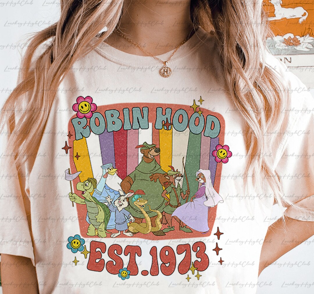 Disney Robin Hood Co 1973 Retro Shirt Vintage Robin Hood - Etsy