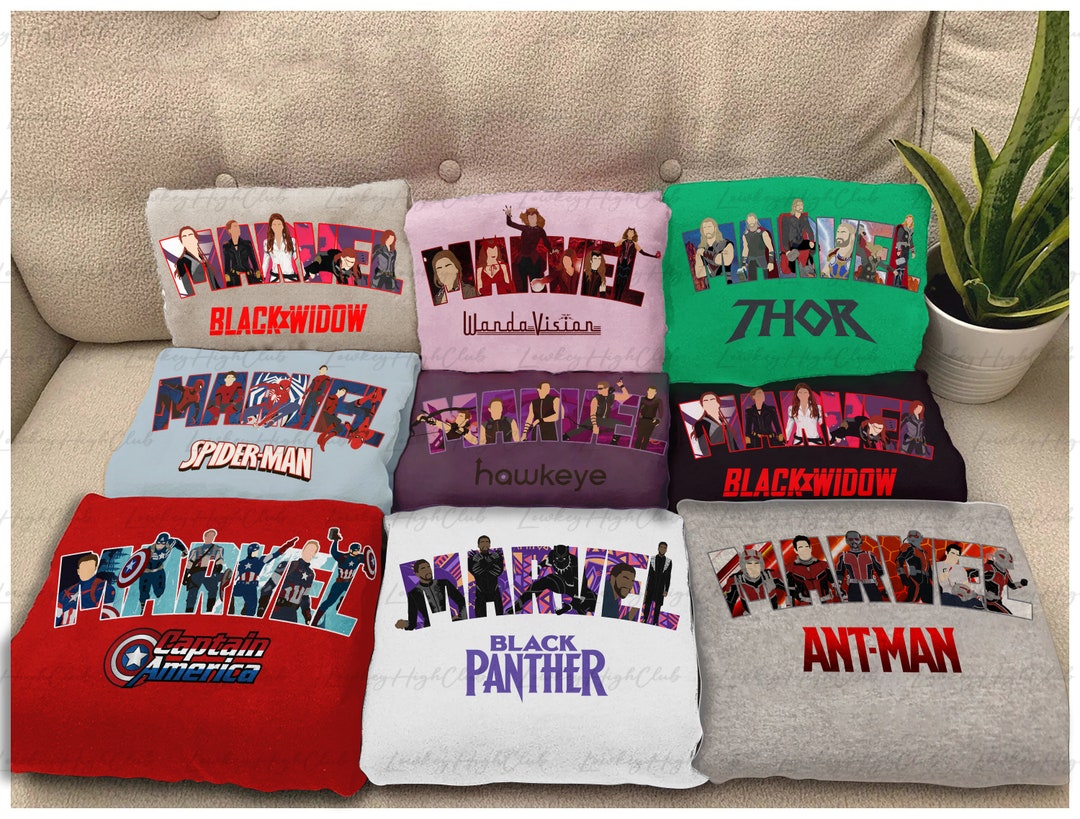 Superhero Team Characters Shirt, Avengers All Team Shirt, Mavrel ...