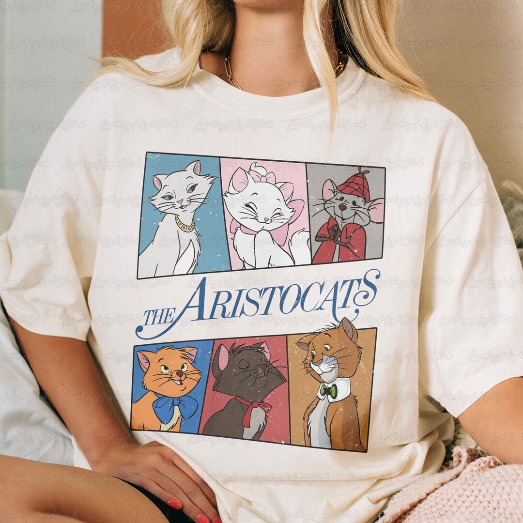The Aristocats Characters Team Shirt, Duchess Marie Toulouse Berlioz ...