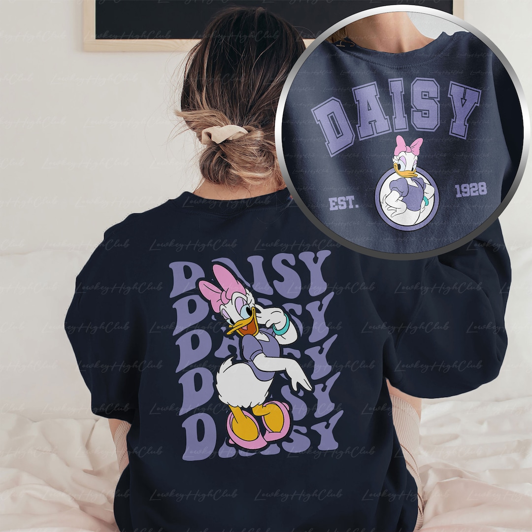 Retro Daisy Duck 2 Sided Sweatshirt, Disney Daisy Shirt, Daisy Best Day ...
