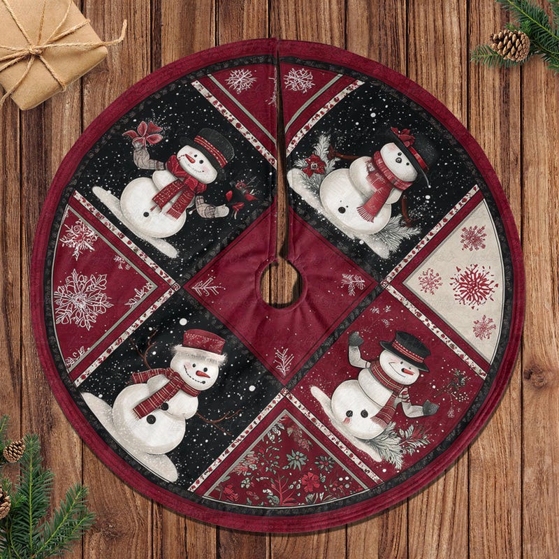 Tree Skirts With Snowmen - Etsy