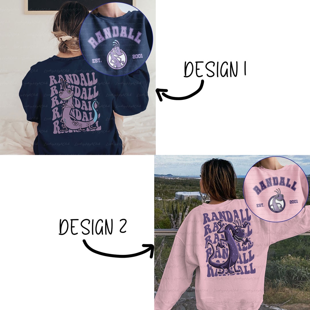 Randall Boggs Monsters Inc 2 Sided Sweatshirt, Monsters University ...