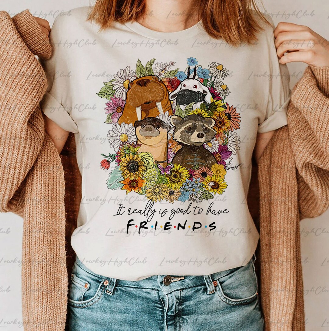 Florals Lylla Rocket Floor Teefs Shirt, Rocket Raccoons Friends, GOTG ...