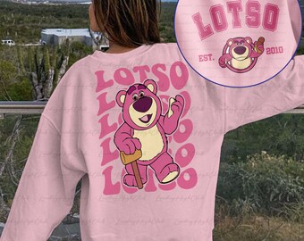 Disney Pixar Toy Story Cute Lotso Grid Photos DTF Transfer, Toy Story ...