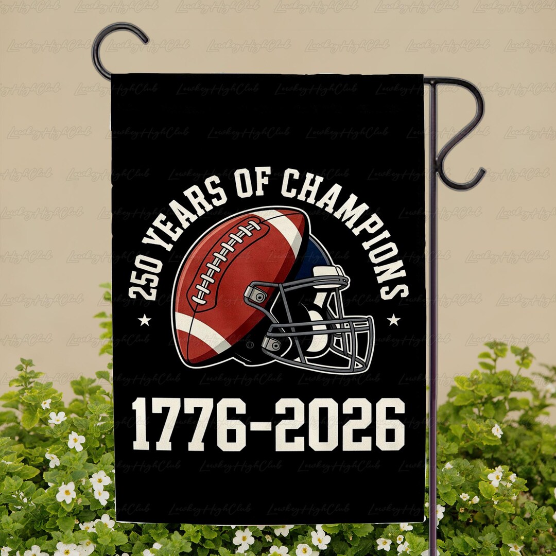 250 Years of Champions Football Flag, United States Victory Yard Flag ...