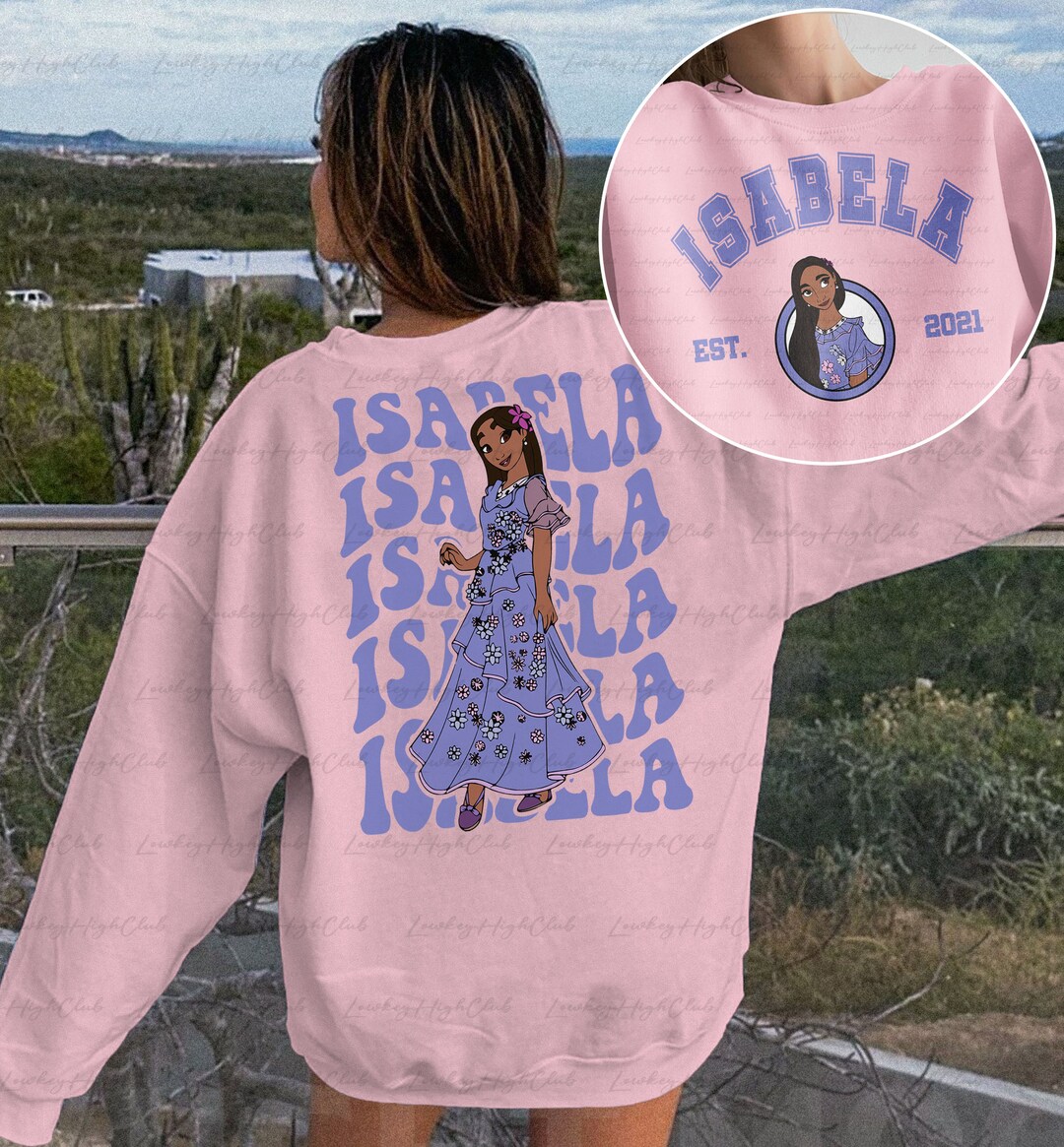 Disney Isabela Encanto 2 Sided Sweatshirt, Isabela Disney Shirt ...
