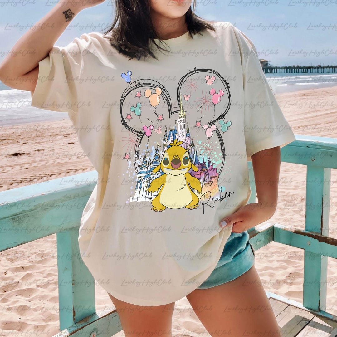 Reuben Mickey Ear Shirt, Disney Castle Reuben Shirt, Stitch Lilo Reuben ...