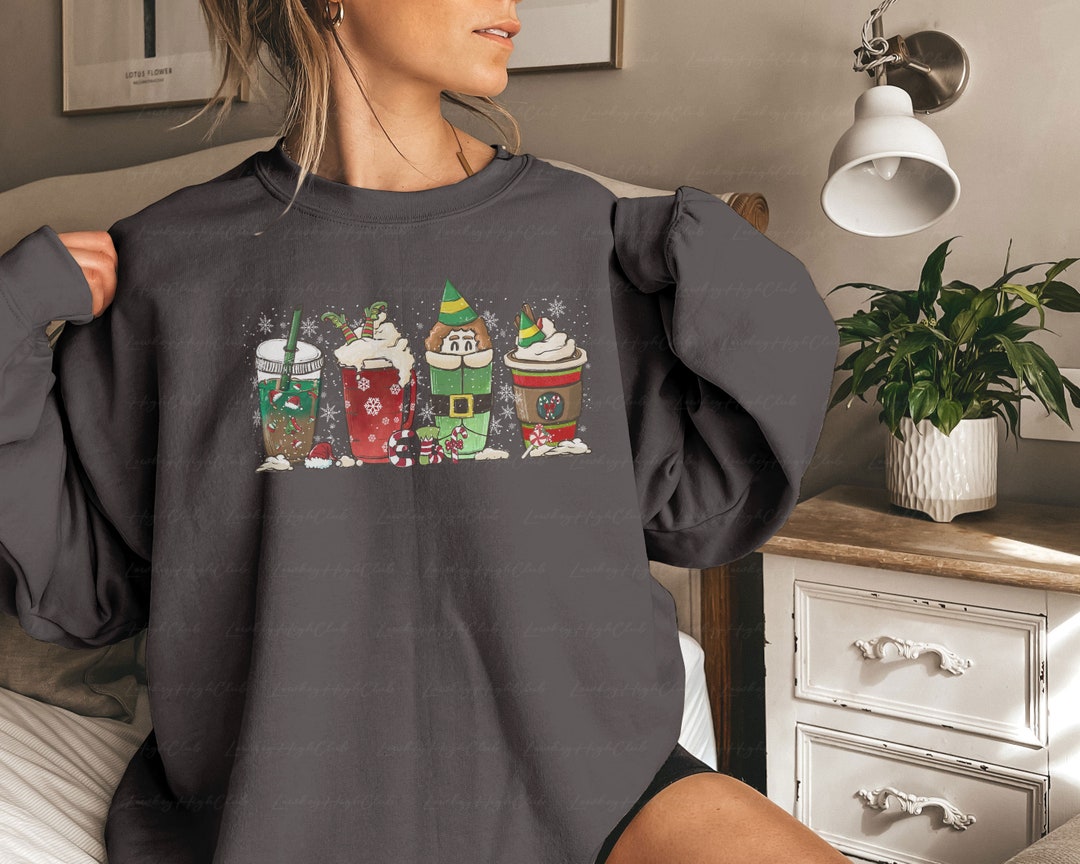 Elf Santa Holidays Drinks Shirt, Christmas Elf Shirt, Vintage Christmas ...