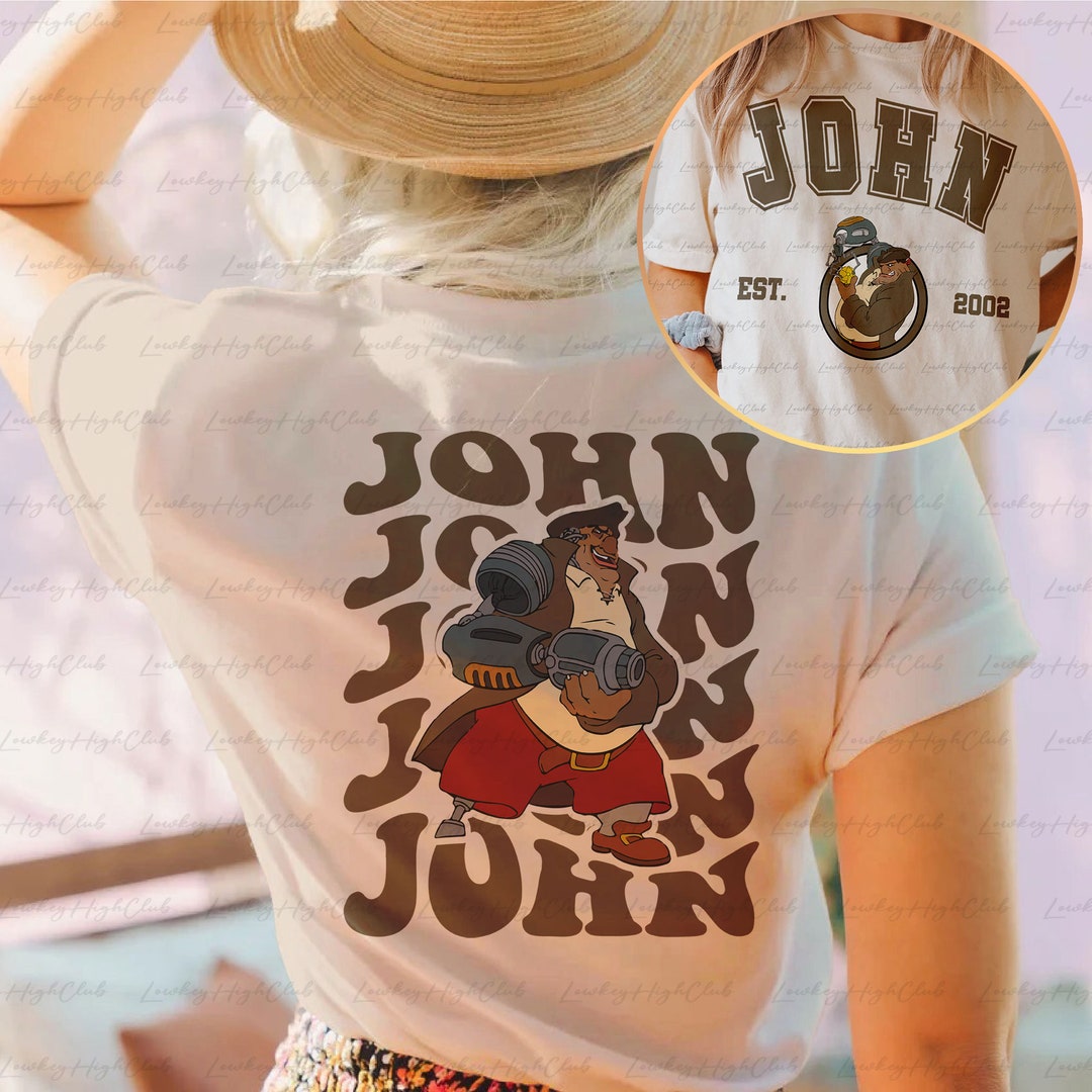 John Treasure Planet 2 Sided Shirt, Disney John Shirt, Treasure Planet ...