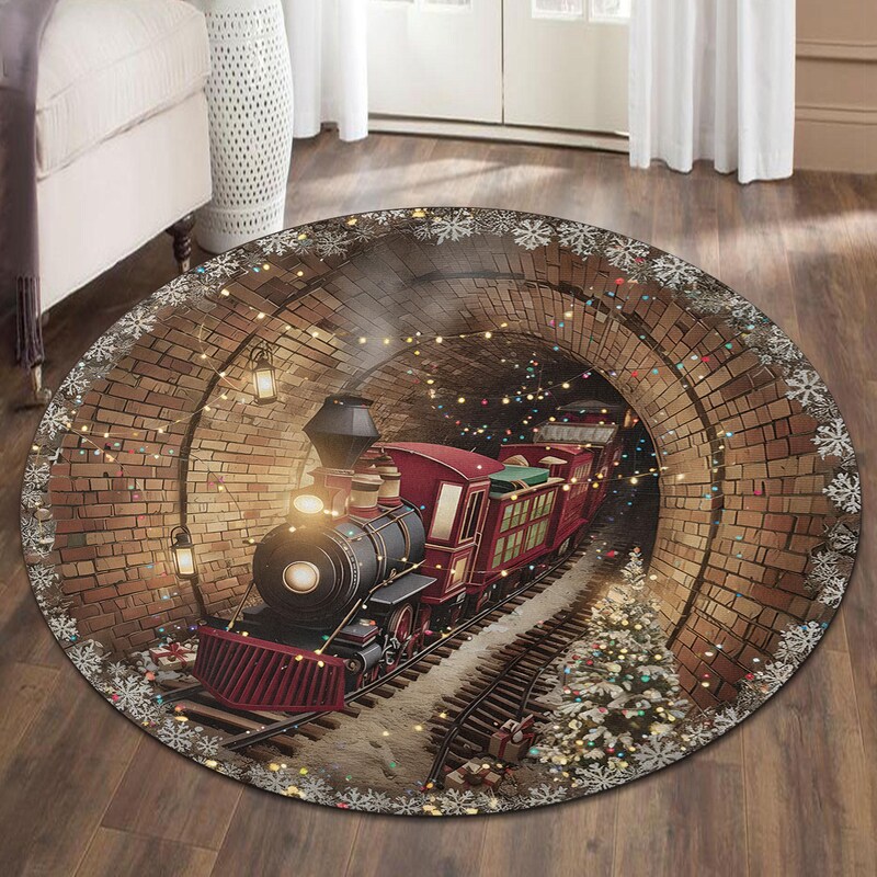 3d Train Rug - Etsy