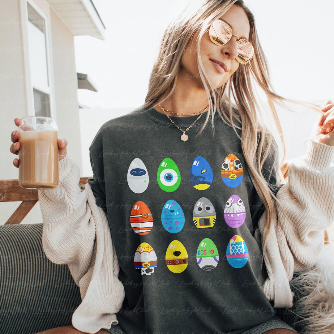 Pixar Classic Character Easter Eggs Shirt, Toy Story Easter Shirt ...