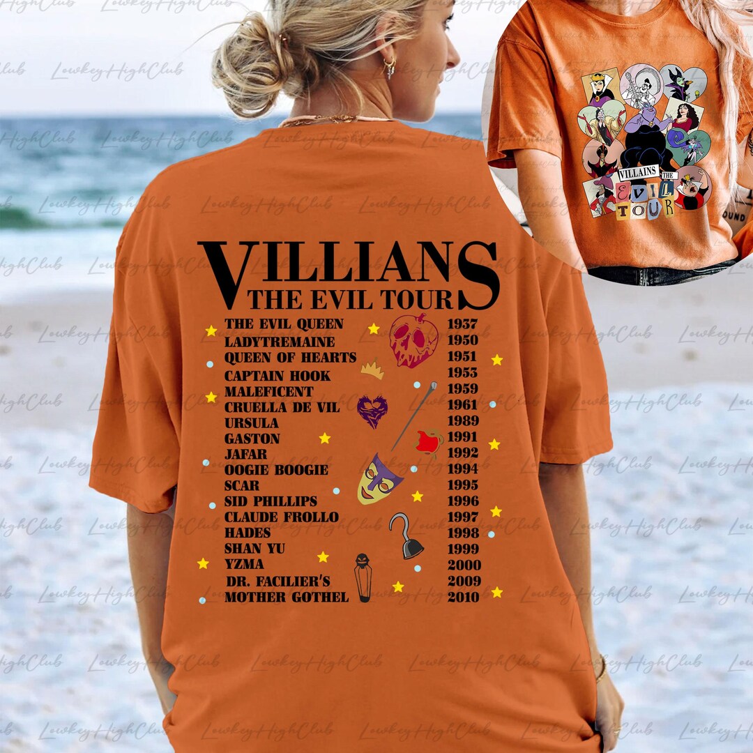 Ursula Little Mermaid 2 Sided Horror Shirt, Disney Sea Witch Ursula ...