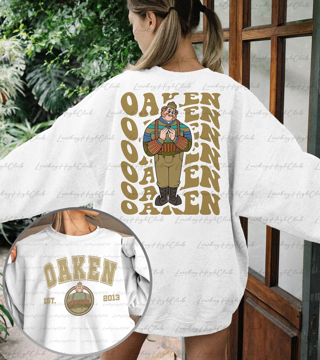 Disney Oaken Frozen 2 Sided Sweatshirt, Oaken Disney Shirt, Anna Elsa ...