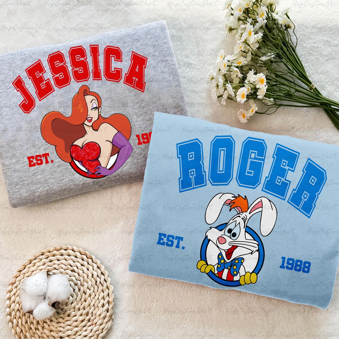 Retro Who Framed Roger Rabbit Shirt, Disney Roger Rabbit Est 1988 Shirt ...