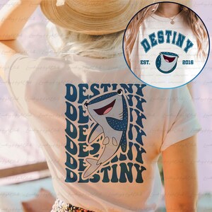 Disney Destiny Whale Dory 2 Sided Sweatshirt, Life is Wave Shirt ...