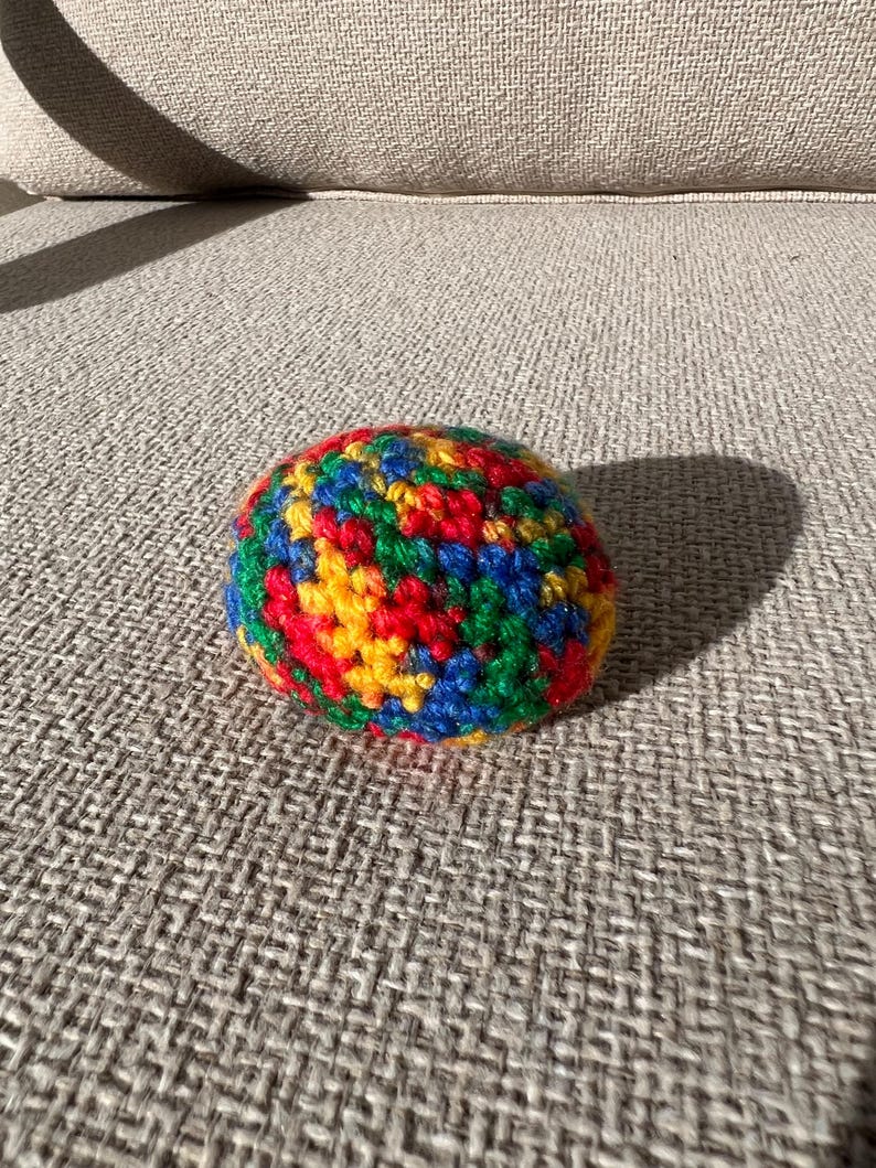 Handmade Crochet Foot Bag | Juggling Ball, Sensory Toy, Festival Fun - Etsy