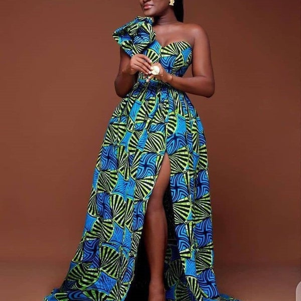 African Maxi Dress - Etsy