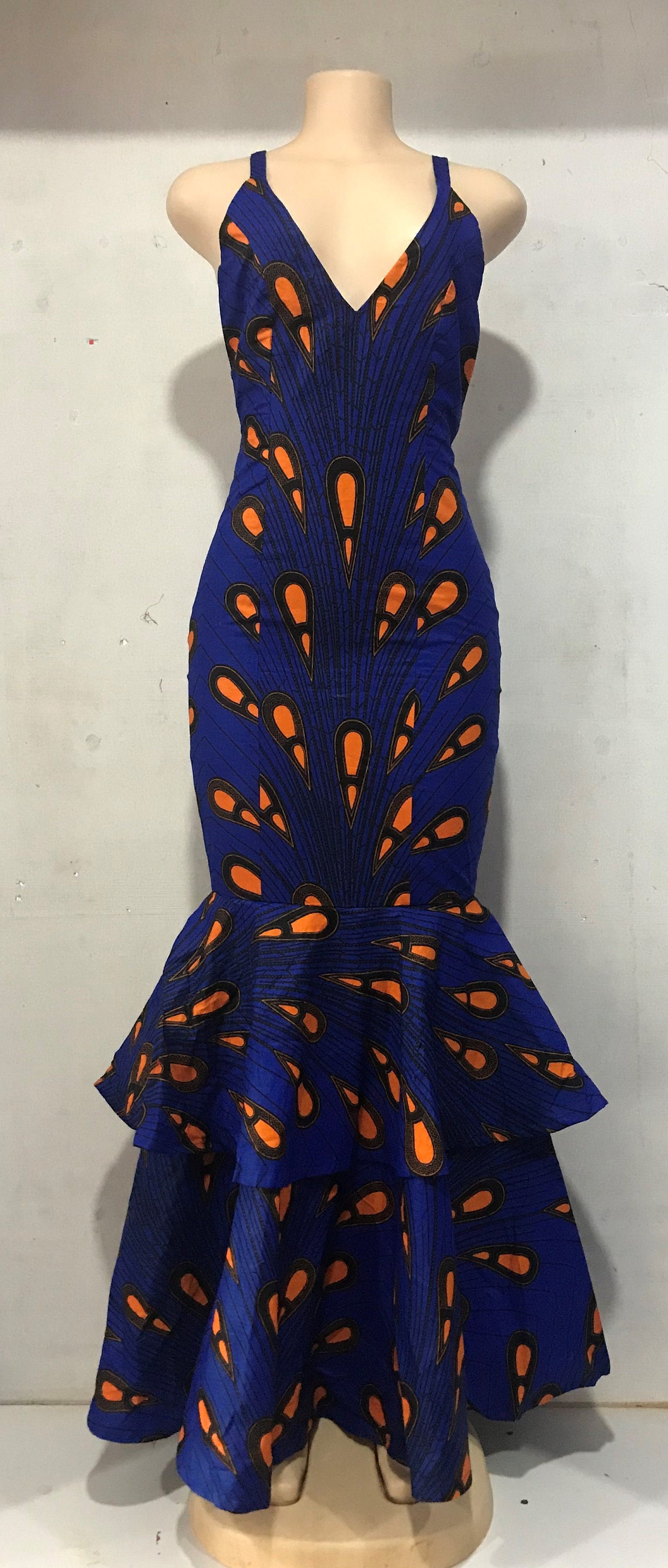 Gorgeous African Print Wax Dress Ankara Dress - Etsy