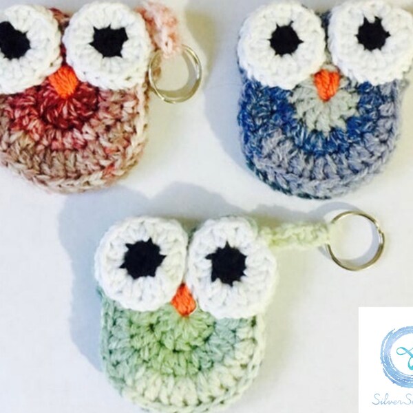 Crochet Owl Keychain - Etsy UK
