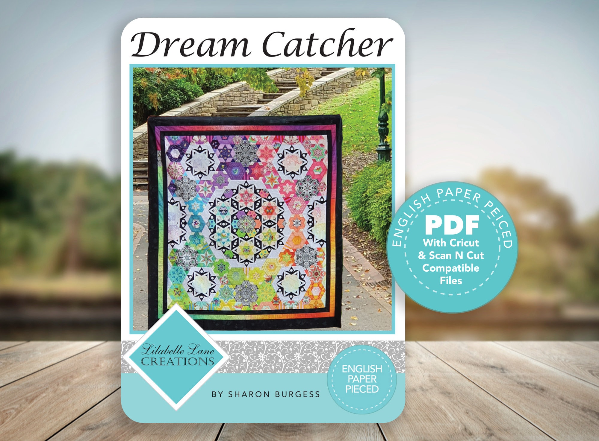 Dream Catcher Quilt by Lilabelle Lane Creations english Paper Piecing PDF Pattern SVG Download ...