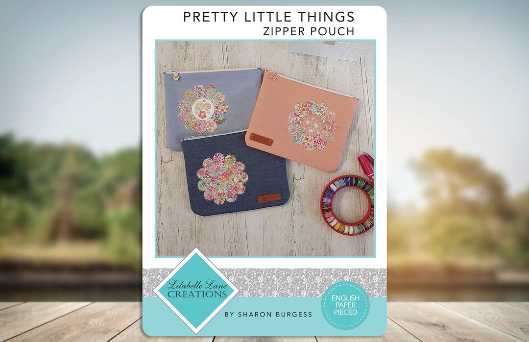 Pretty Little Things Zipper Pouch Creative Card by Lilabelle Lane ...