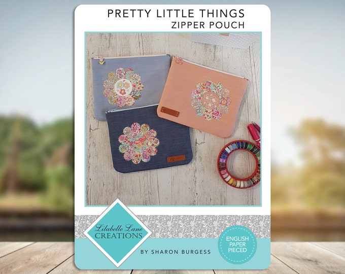 Pretty Little Things Zipper Pouch Creative Card by Lilabelle - Etsy