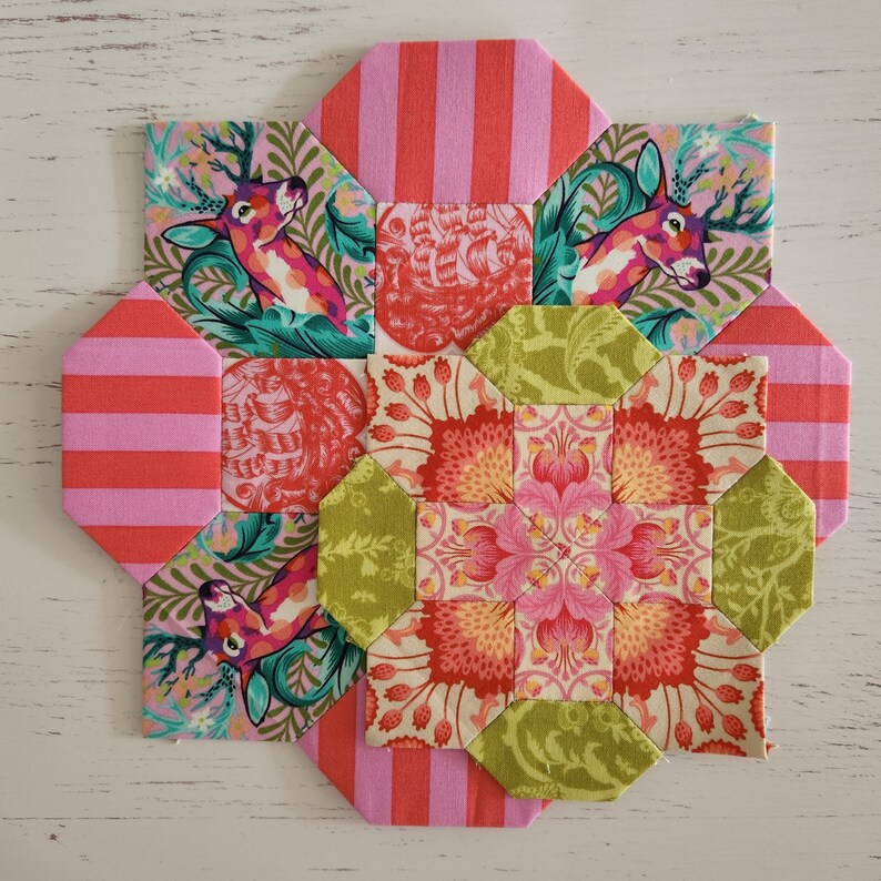 Penelope Quilt by Lilabelle Lane Creations -english Paper Piecing PDF Pattern With SVG Download ...